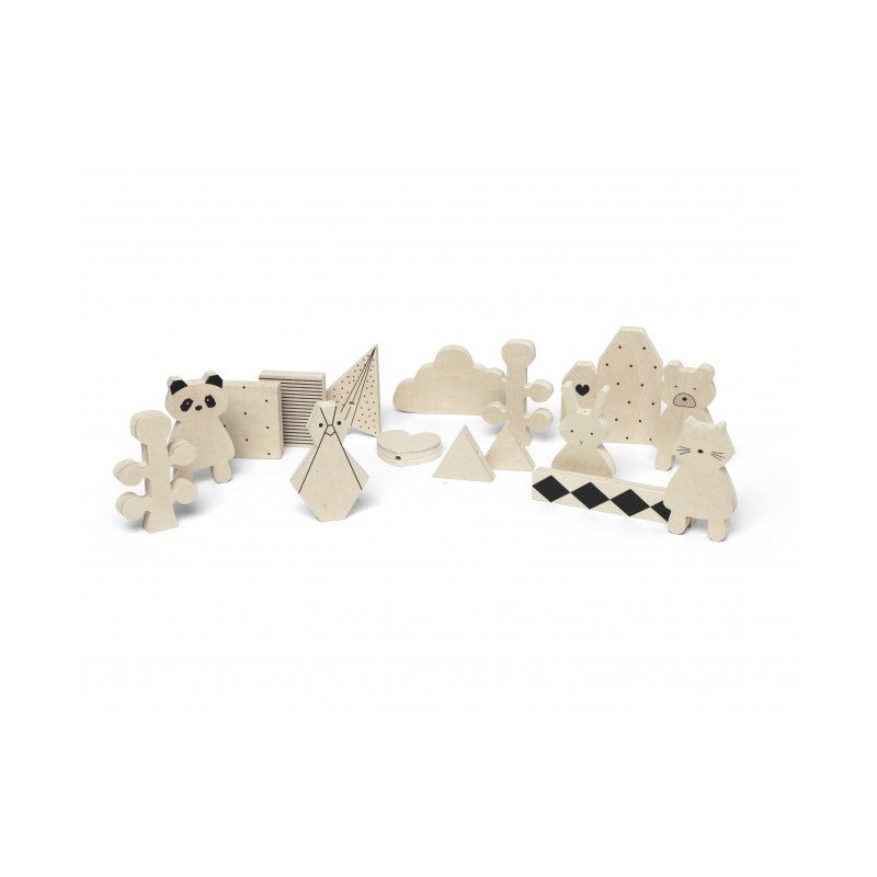 Figurines Wood Friends - Liewood | File dans ta chambre
