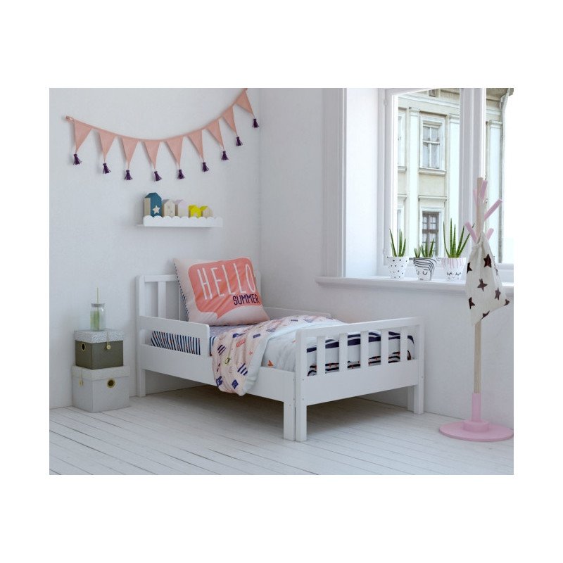 Lit enfant extensible Classic Retro 140-170-200 + matelas - Belenus ...
